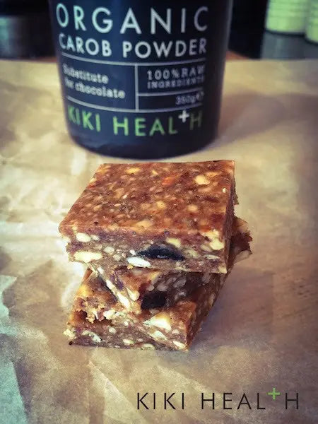 Raw Nut, Ginger, Carob Bars – KIKI Health